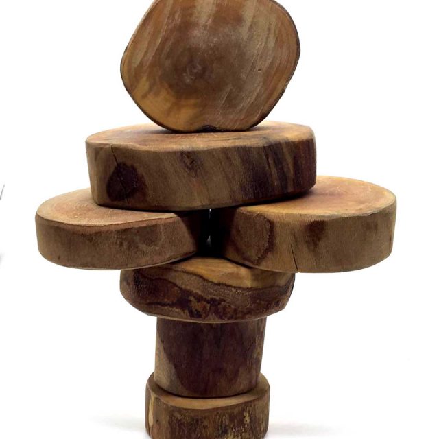 Woodblox Pyramid Wheels - Love Nature Play